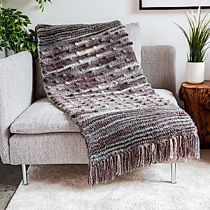 Bernat Symphony Pomegranate Punch Yarn - 2 Pack of 225g/8oz - Wool Blend - 5 Bulky - 309 Yards - Knitting/Crochet