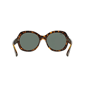 Ray-Ban Women's RB4191 Round Sunglasses, Light Havana, 57mm