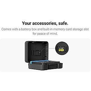 Insta360 X3 Battery & Fast Charge Hub Bundle - Includes Fast Charge Hub + 1 Battery (1800mAh) for Insta360 X3 360 Camera (2 Items)