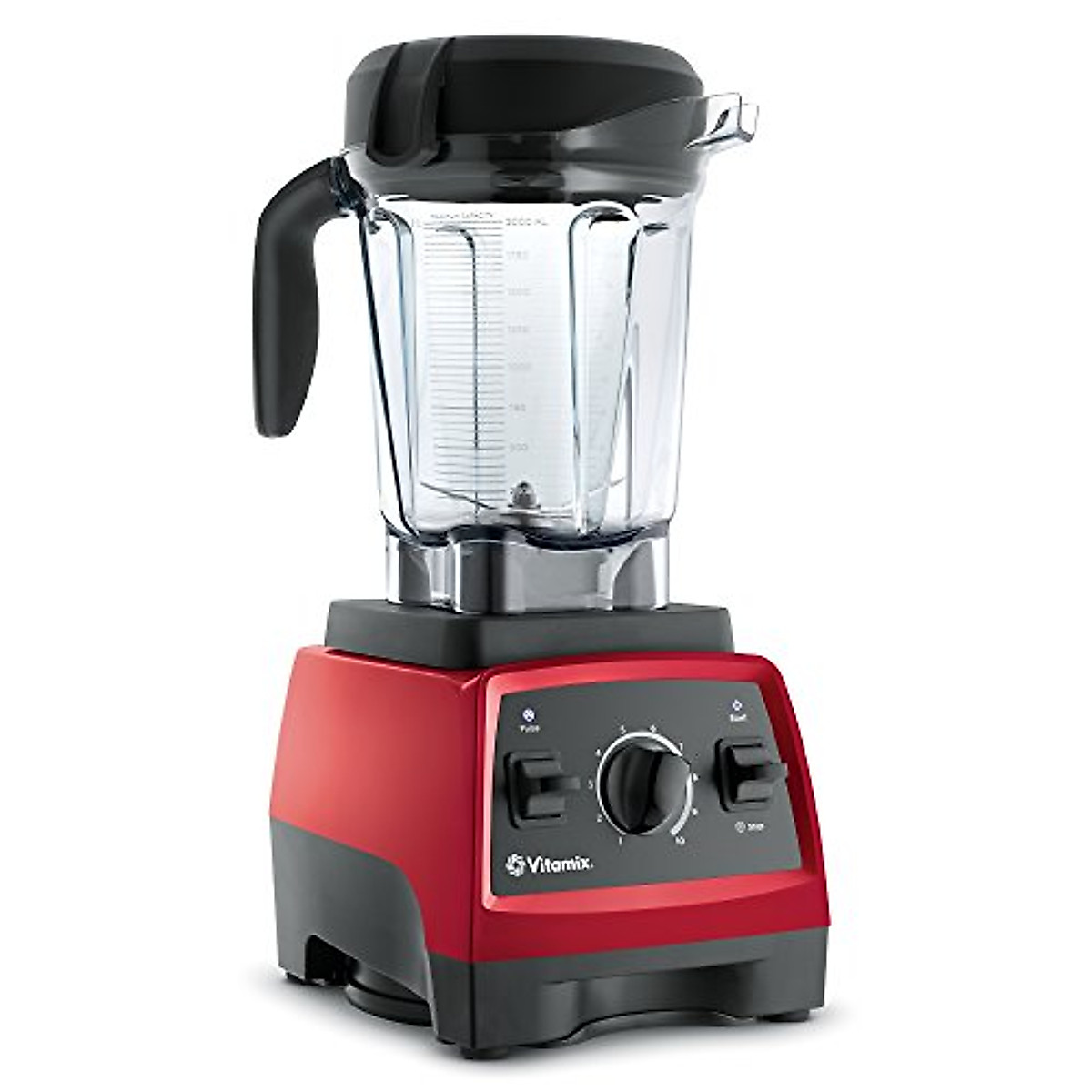 Vitamix Red 7500 Blender + Blade Scraper Accessory