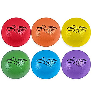 Champion Sports Rhino Skin Basic Dodgeball Set, 6"