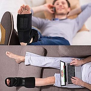 Healifty Plantar Fasciitis Night Splint Foot Support Brace Adjustable Foot Stabilizer Unisex Fits for Right or Left Foot ankle brace