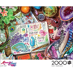 Buffalo Games - Aimee Stewart - Happy Vibes - 2000 Piece Jigsaw Puzzle for Adults Challenging Puzzle Perfect for Game Nights - 2000 Piece Finished Size is 38.50 x 26.50