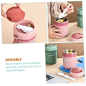 Zerodeko 5pcs mini breakfast cup kids insulated water bottle vacuum insulated water bottle insulated soup insulated breakfast cup insulated food jar portable Warming Soup child