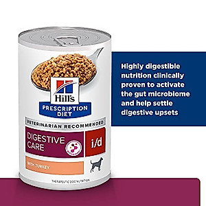 Hill's Prescription Diet i/d Digestive Care with Turkey Canned Dog Food, Veterinary Diet, 13 oz., 12-Pack Wet Food