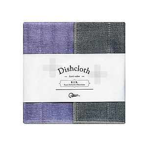 Nawrap Binchotan Dishcloth, Light Purple X Charcoal