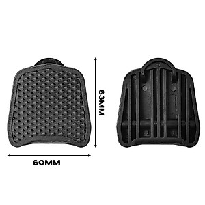 Thinvik Bike Clipless Pedal Adapters for Look Keo Sprint/Classic/Max Carbon/Blade Carbon Ti Clipless Pedal Convert to Universal Platform Pedal