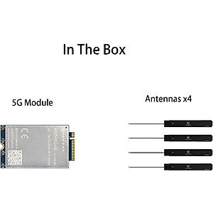 Khadas Quectel 5G NR Module Supported SIM Card/DFOTA,GNSS GPS/GLONASS/BeiDou(Compass)/Galileo for Global
