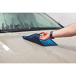 The Rag Company - Ultra Clay Decontamination Towel - Effective Cleaning & Release of Paint Contaminants; Increase Wax and Sealant Bond; Enhance Gloss and Depth of Color; Fine Grade (12in. x 12in.)