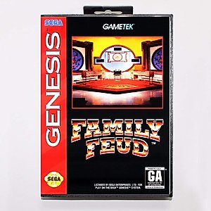 ROMGame Family Feud Game Cartridge 16 Bit Md Game Card With Retail Box For Sega Mega Drive For Genesis