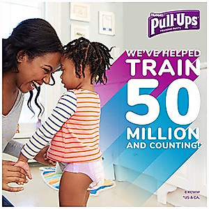 Pull-Ups Learning Designs for Girls Potty Training Pants, 2T-3T (18-34 lbs.), 25 Ct. (Packaging May Vary)