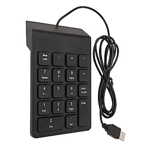 GLOGLOW Numeric Keypad, Plug and Play Wired Numeric Keypad 18 Keys for Bench (2PCS), GLOGLOWzcptxygred-12