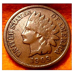 1909 1900-1909 HISTORIC COPPER U.S. INDIAN HEAD PENNY! BUY 2 GET 1 1890's! BUY 3 GET 1 1880's (+ 90's)!! 1 CENT Good of Better