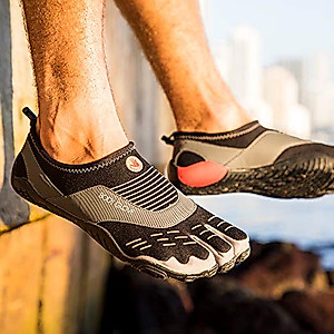 Body Glove Mens Water Shoes | 3T Cinch Mens Barefoot Water Shoes - Quick-Dry Durable Mens Beach Shoes Swim Shoes Aqua Shoes Slip-On