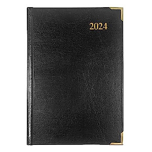 Brownline 2024 Executive Weekly Planner, Appointment Book, 12 Months, January to December, Sewn Binding, 8.187" x 5.625", Trilingual, Assorted Colors (CBE507.ASX-24)