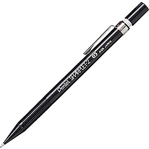 Pentel® Sharplet-2™ Automatic Pencil, 0.5 mm, Black, Pack Of 12
