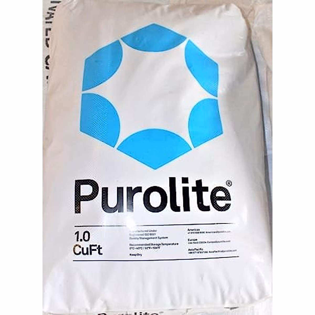 Purolite C-100E Cationic Resin Replacement for Water Softener 1 CuFt Bag Media