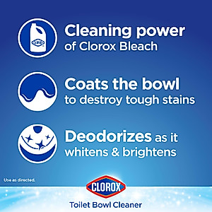 Clorox Toilet Bowl Cleaner with Bleach Variety Pack - 24 Ounces - Pack of 4 (Package May Vary)