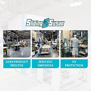 SlidingSusan Pull-Out Drawer Organizer for Cabinets, Gliding Soft Close Shelves for Kitchen, Pantry, and Storage Organization, Fast DIY Installation, Baltic Birch Wood, 18 Inch Wide x 18 Inch Deep