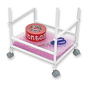 Azwil DBS01 Cardboard Stocker, White, Casters