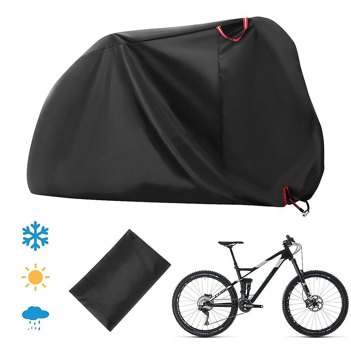 Waterproof Bike Protective Cover Outdoor Bicycle Storage Cloth Dustproof Sheld for Mountain Road Bike