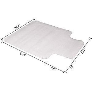 [48" X 36"] Chair Mat,Office Chair Mat for Carpets, Floor mat for Desk Chair,Transparent Mats for Chairs,Heavy Duty & Easy Glide,Multi-Purpose Protector Chair Carpet for Home