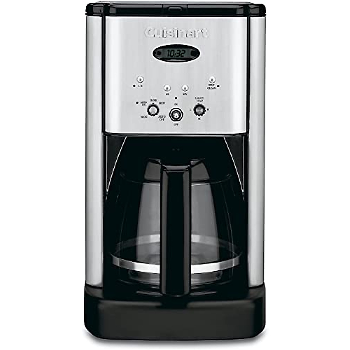 Cuisinart DCC-1200P1 Brew Central 12-Cup Programmable Coffeemaker Coffee Maker, Carafe, Brushed Chrome