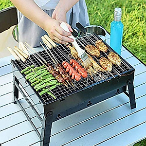 Krupasadhya Folding Portable Barbeque Grill Toaster Charcoal BBQ Grill Oven for Indoor and Outdoor