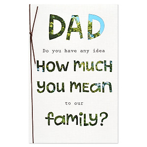 American Greetings Birthday Card for Dad (Count on You)