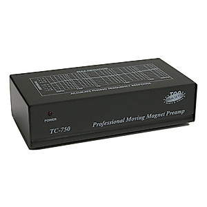 Technolink TC-750 Audiophile RIAA Phono Preamp, 85dB S/N, Black or Silver, Your Choice (Black w/ 1000mA Adaptor Upgrade)