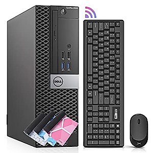 Dell OptiPlex 3040 Desktop Computers PC, Intel Core i7-6700 3.4GHz,16GB Ram New 512GB SSD, Intel AC7260 Built-in WiFi Bluetooth,HDMI, Refurbished Desktop Computer,Windows 10 Pro (Renewed)