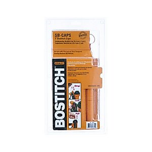 Bostitch 1 in. L x 5/16 in. W Plastic Medium Crown Caps and Staples 18 Ga. 5000 pk