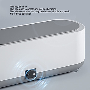 Ultrasonic Jewelry Cleaner, Professional Portable Household Ultrasound Machine Portable Ultrasound Cleaner for Cleaning Rings Glasses Coins Necklaces Makeup Brushes