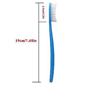 DR PEFECT Extra Hard & Firm Toothbrush BPA Free Large Long Head Whitening Teeth Pack of 4