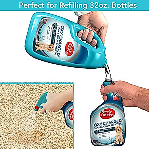 Simple Solution Oxy Charged Pet Stain and Odor Remover | Eliminates Pet Stains and Odors with 3X Cleaning Power | 1 Gallon