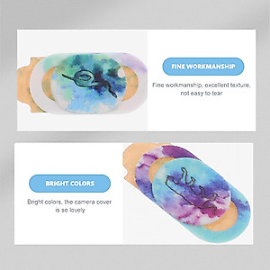 Sosoport 6pcs Camera Privacy Cover Camera Slide Blocker Webcam Covers Webcam Lid Phone Slide Blocker Webcam Privacy Lens Protectors Webcam Blocker Chinese Zodiac Slider Lens Cap