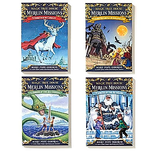 Magic Tree House Merlin Missions Books 1-4 Boxed Set