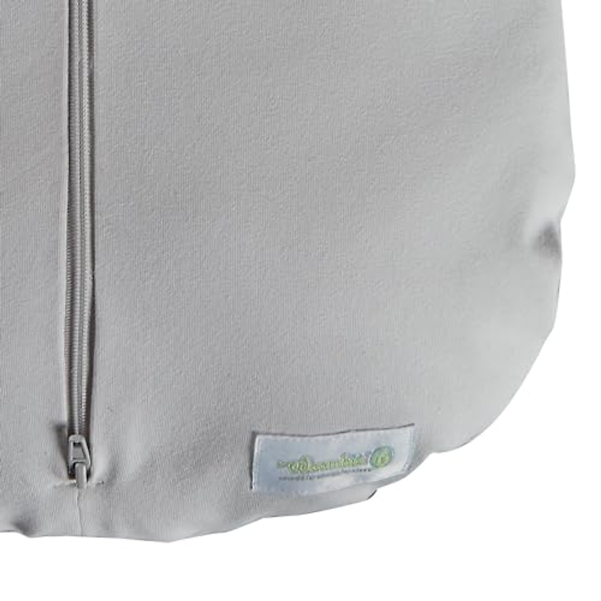 Woombie Simply Baby Swaddling Blanket I Soothing, Cotton Baby Swaddle I Wearable Baby Blanket, Grey Lullaby, 0-3 Months