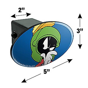Looney Tunes Marvin The Martian Oval Tow Trailer Hitch Cover Plug Insert