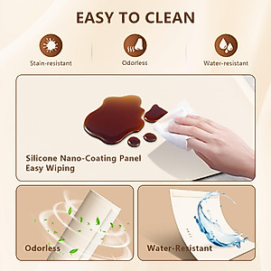 Food Warming Mat - Fast & Full Surface Heating, Silicone Warming Mat for Food with Adjustable Temperature, Warming Trays for Buffets Party, Portable Food Warmer for Countertop