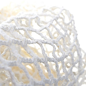 STONCEL Pack of 2 Cotton Net Shopping Tote Ecology Market String Bag Organizer (White)