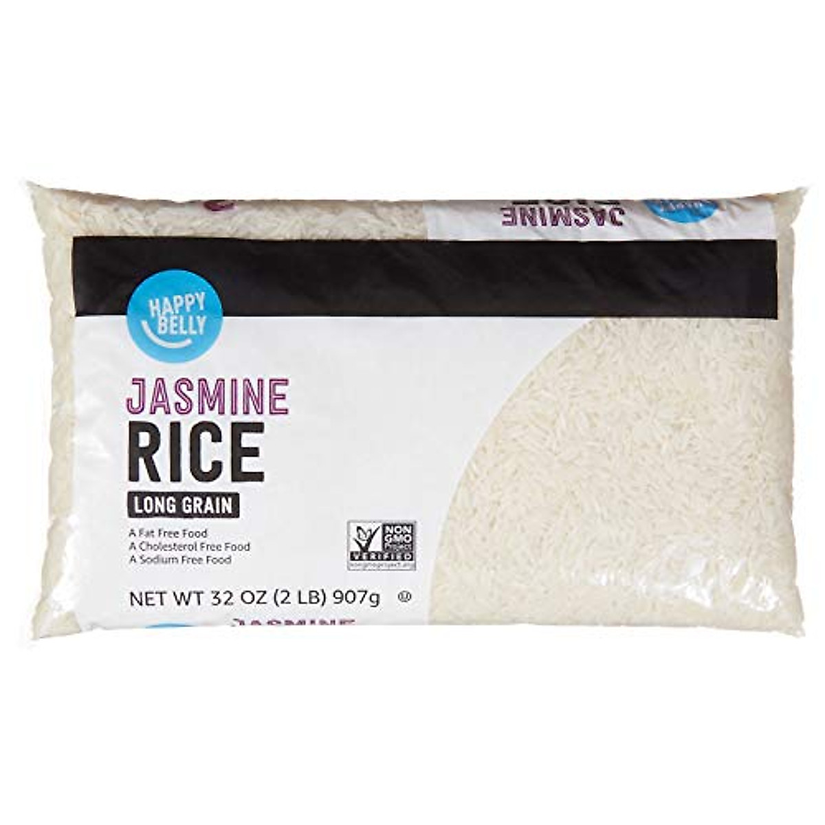 Amazon Brand - Happy Belly Jasmine Rice, 2 lb