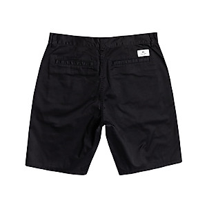 Quiksilver Men's Crest Chino Shorts, Black, 32