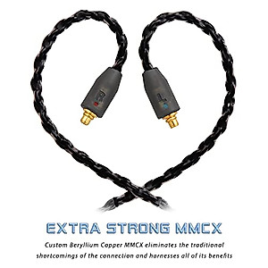 Campfire Audio Smoky Lite Litz IEM Cable | MMCX Cable Silver Plated Replacement Headphone Cable