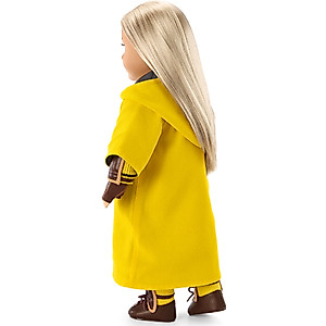 American Girl Harry Potter 18-inch Doll Hufflepuff Quidditch Uniform Outfit with Robe Featuring House Crest, For Ages 6+