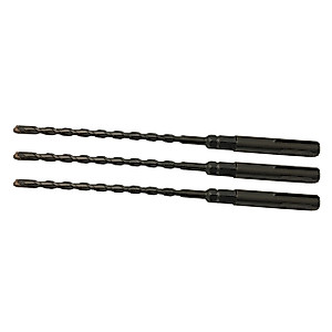 3PCS, 3/16" x 7", SDS Plus Hammer Drill Bits