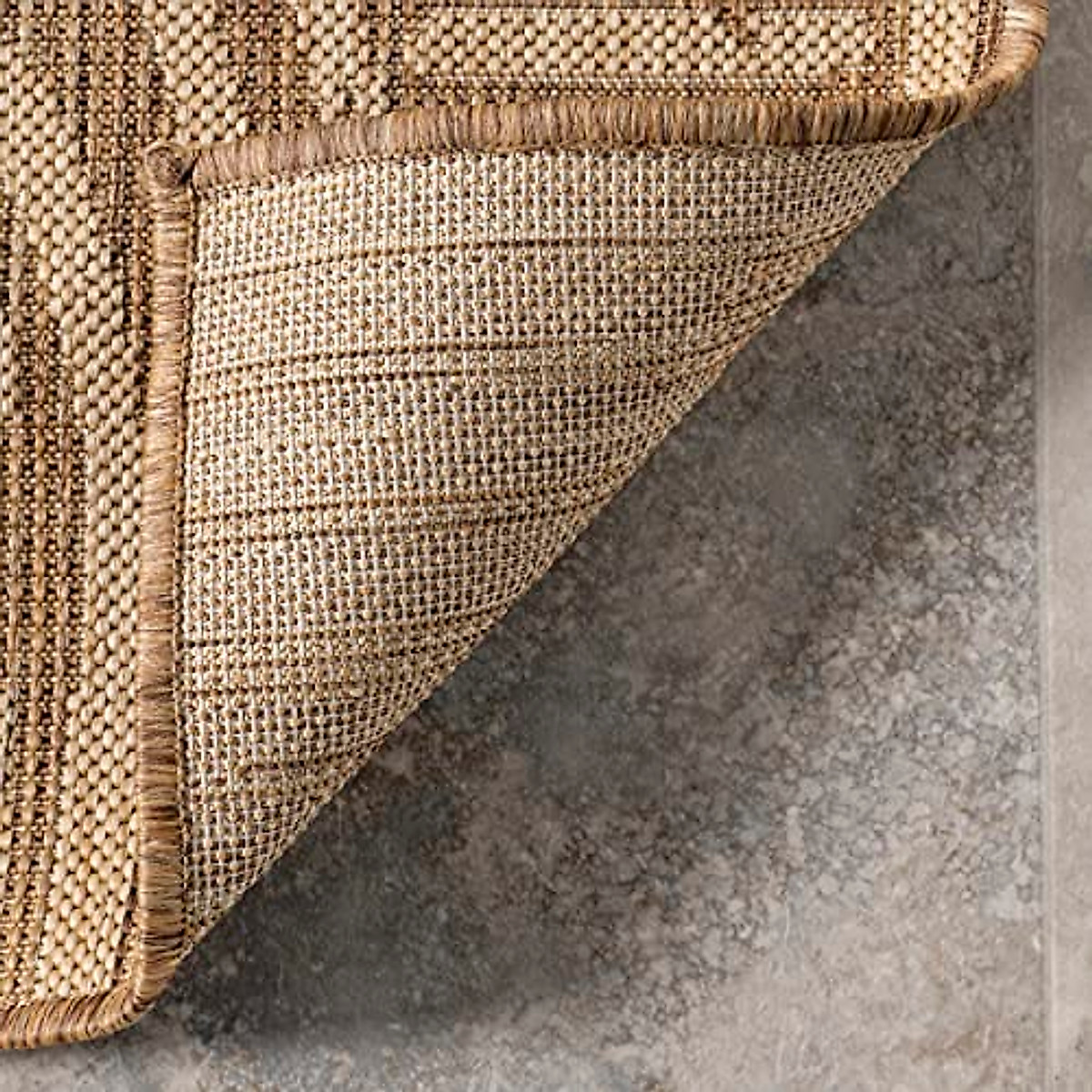 nuLOOM Lynne Abstract Maze Indoor/Outdoor Area Rug, 8' x 10', Beige