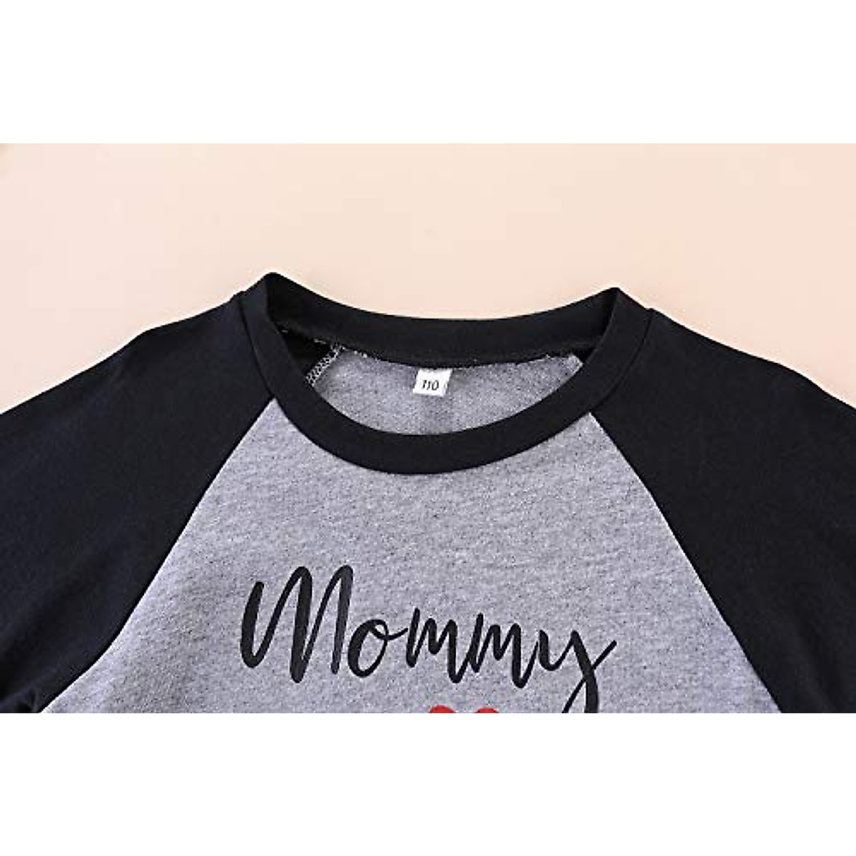 Mommy is My Valentine Shirt Toddler Kids Cotton Long Sleeve Tee Tops Outfit Boys Girls Valentine’s Day Clothes (5-6 Years, Style 2#-Mommy is My Valentine)