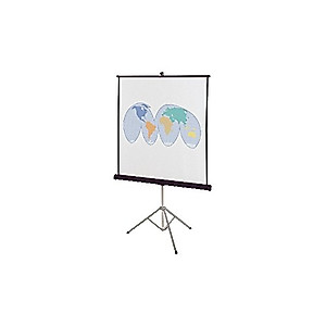 Quartet Portable Tripod Projection Screen, 70 x 70 Inches, High-Resolution, Matte Surface (570S)