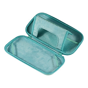 FANPL Carrying Case for Nintendo Switch & OLED Model - Animal Crossing Theme, Built-in Folding Stand and 5 Game Card Slot